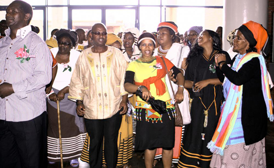 Traditional wedding for royal princess