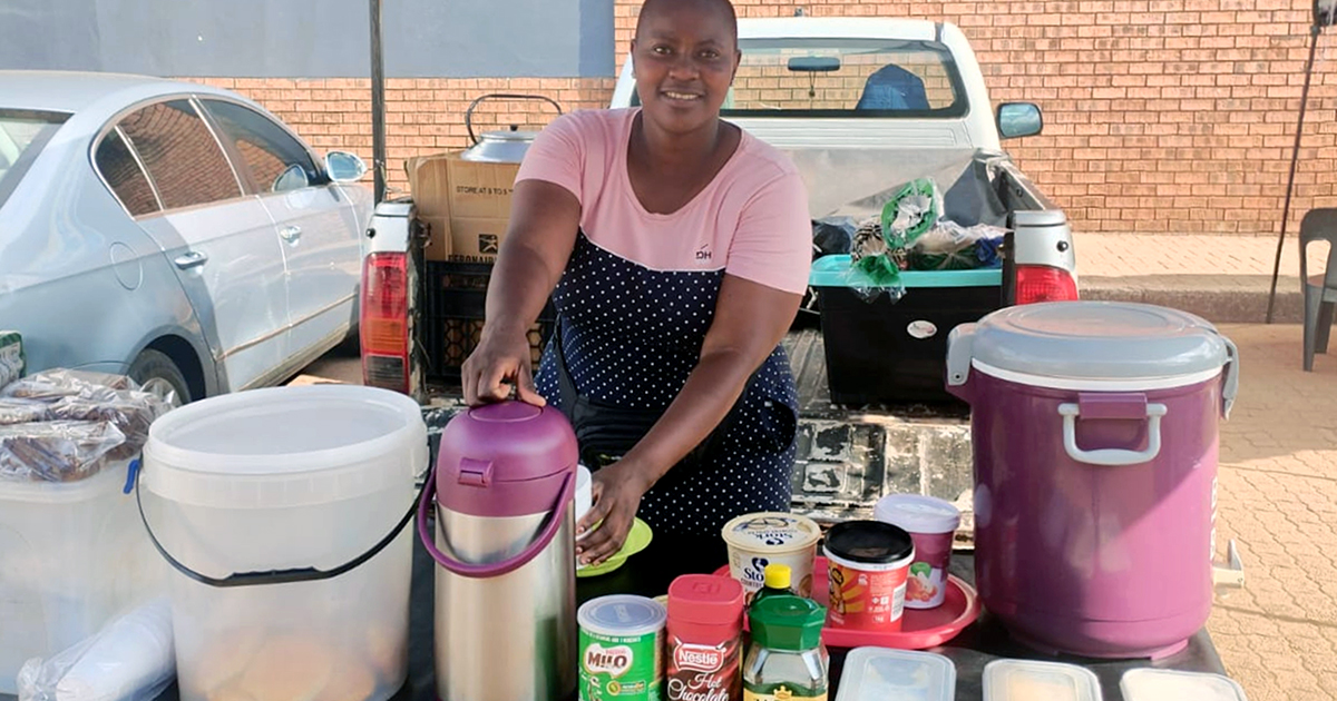 The secret formula of Funanani’s coffee shop is in her friendly smile
